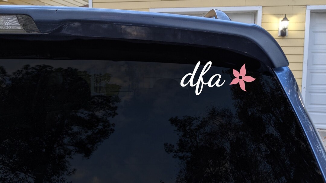 Monogram Vinyl Decal, Personalized Decal, Monogram Sticker - Etsy