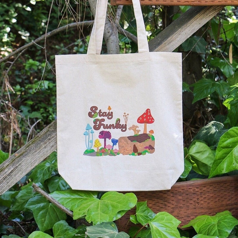 Funky Tote Bag - Etsy