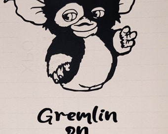 Gremlin Car Sticker - Etsy