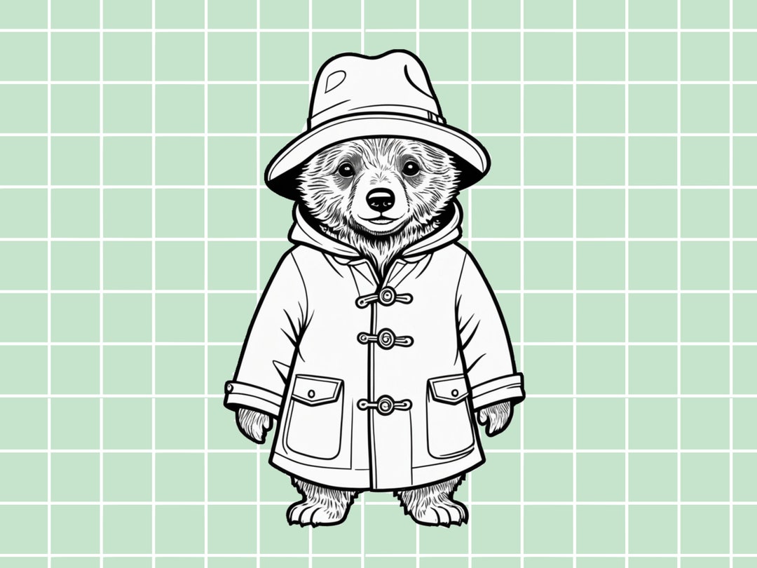 Paddington Bear Png, Paddington Bear Svg, Paddington Bear Nursery ...