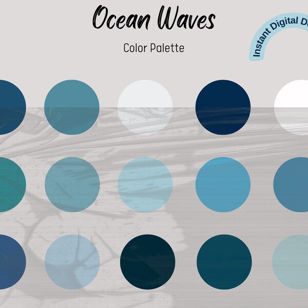 Beach Color Palette - Etsy