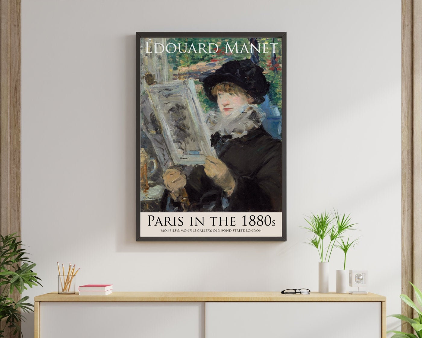 Edouard Manet Exhibition Poster Gallery Quality Print - Etsy UK