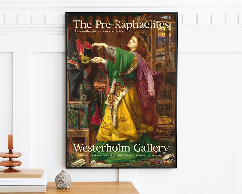 Pre-raphaelite Exhibition Poster - Frederick Sandys Gallery Print ...