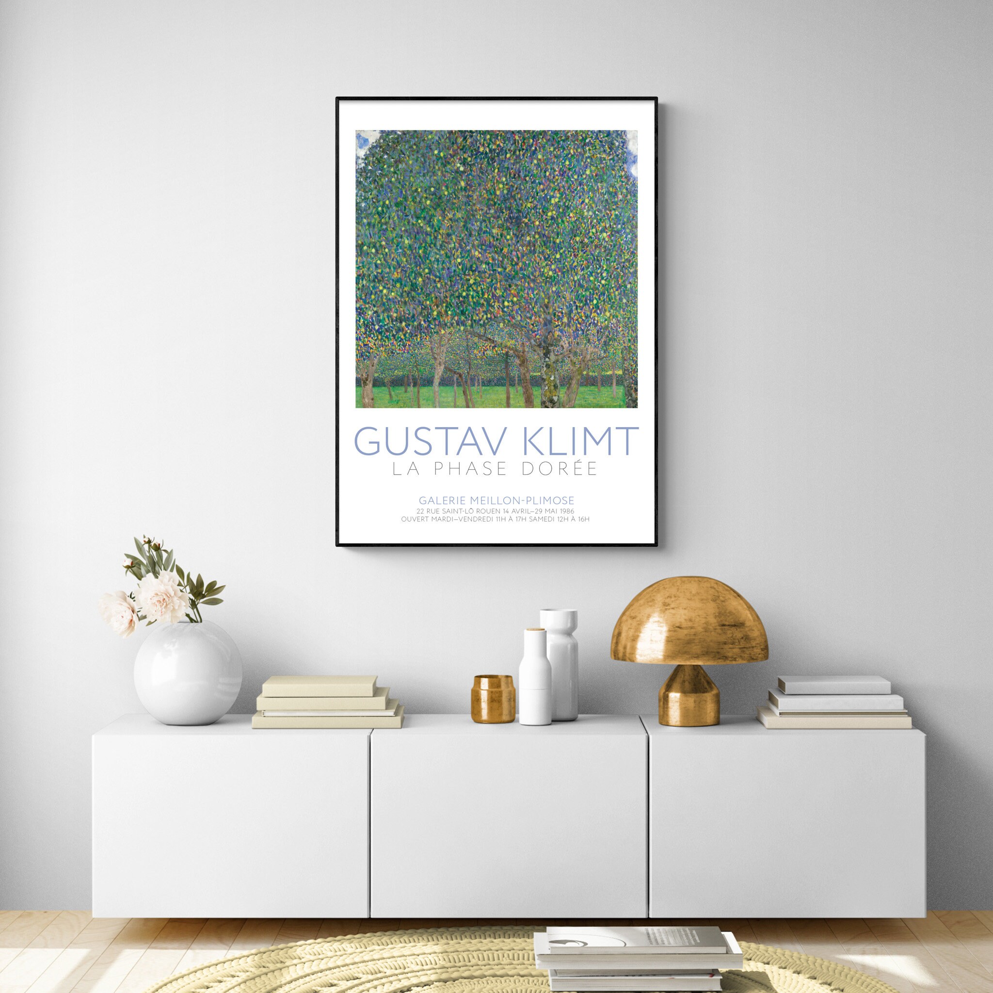 Gustav Klimt 'pear Tree' Exhibition Poster - Stunning Fine Art Print ...