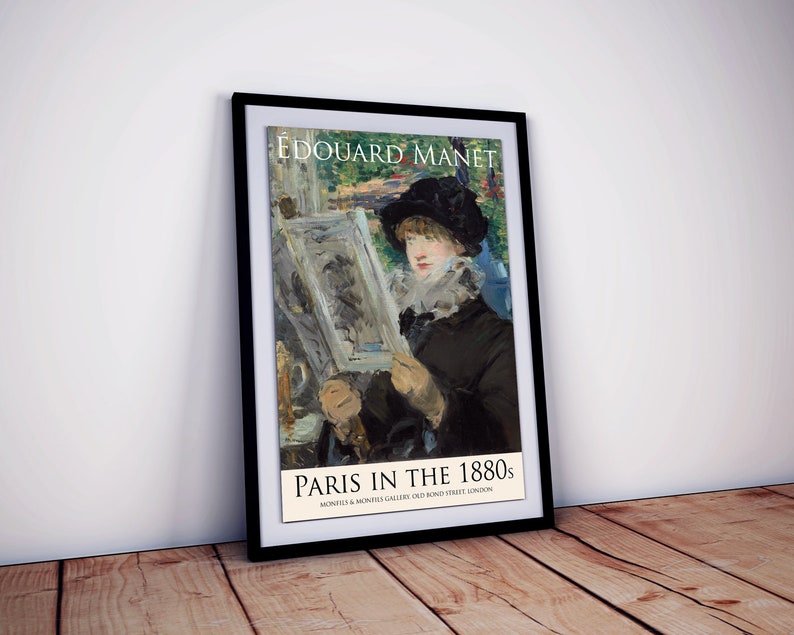 Edouard Manet Exhibition Poster Gallery Quality Print - Etsy UK