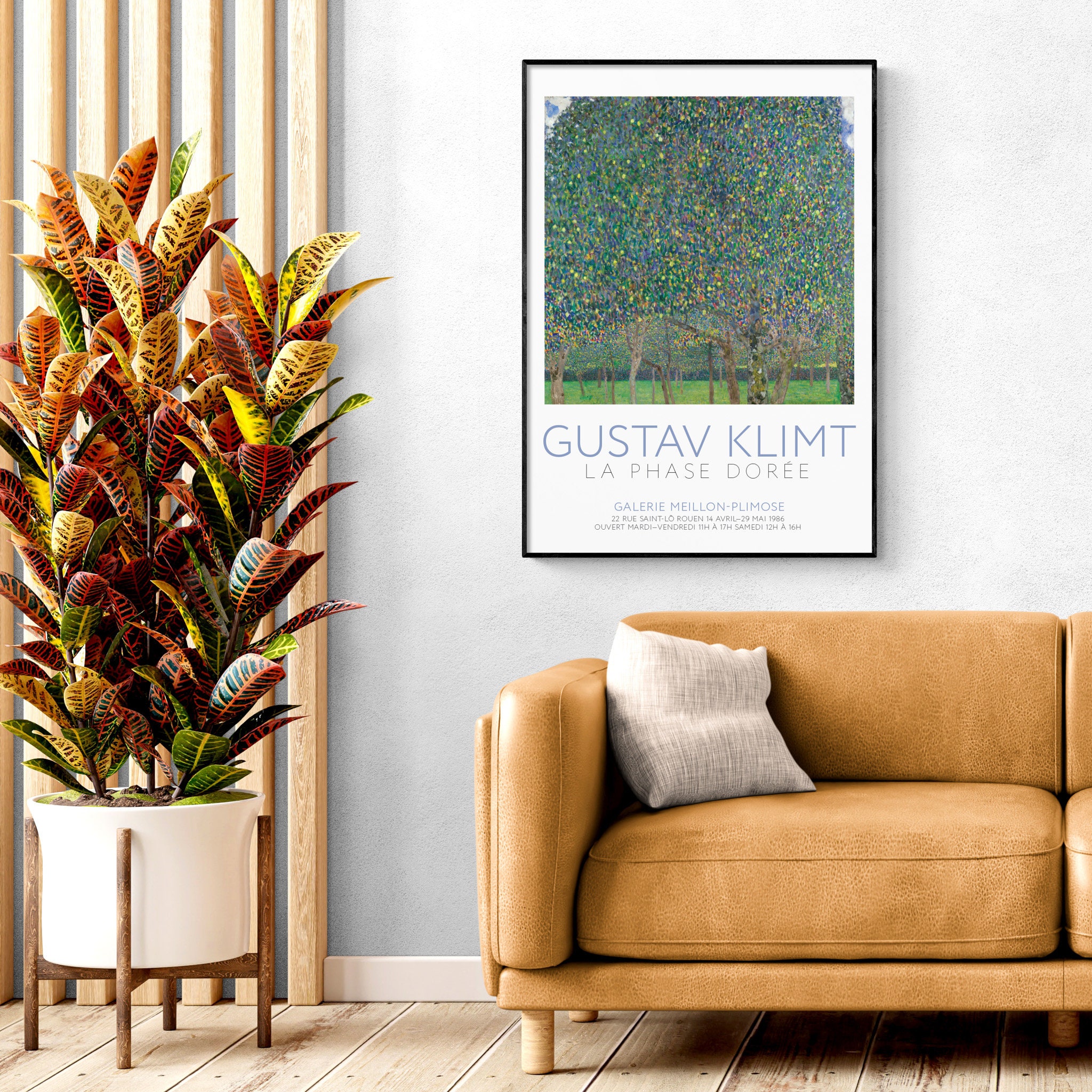 Gustav Klimt 'pear Tree' Exhibition Poster - Stunning Fine Art Print ...