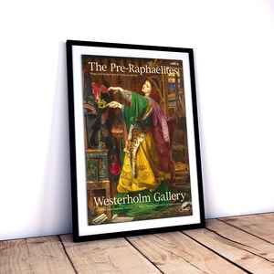 Pre-raphaelite Exhibition Poster - Frederick Sandys Gallery Print ...