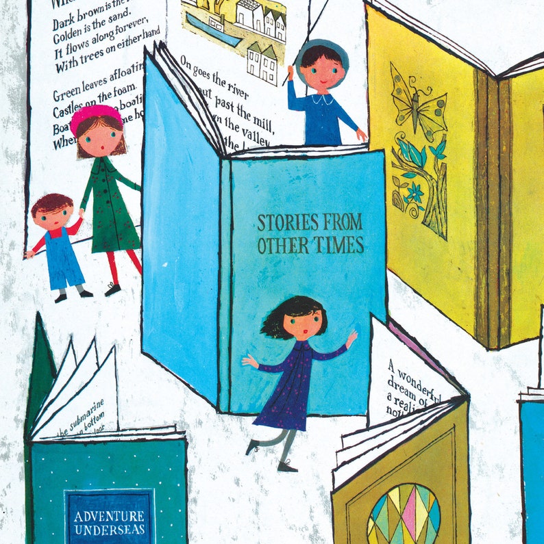 National Book Week Poster Ideal Gift for Book Lover or Avid | Etsy