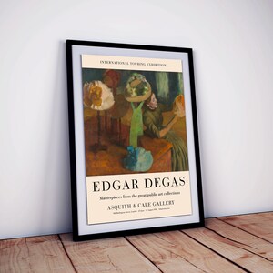 Edgar Degas Exhibition Poster - Gallery Quality Print - the Millinery ...