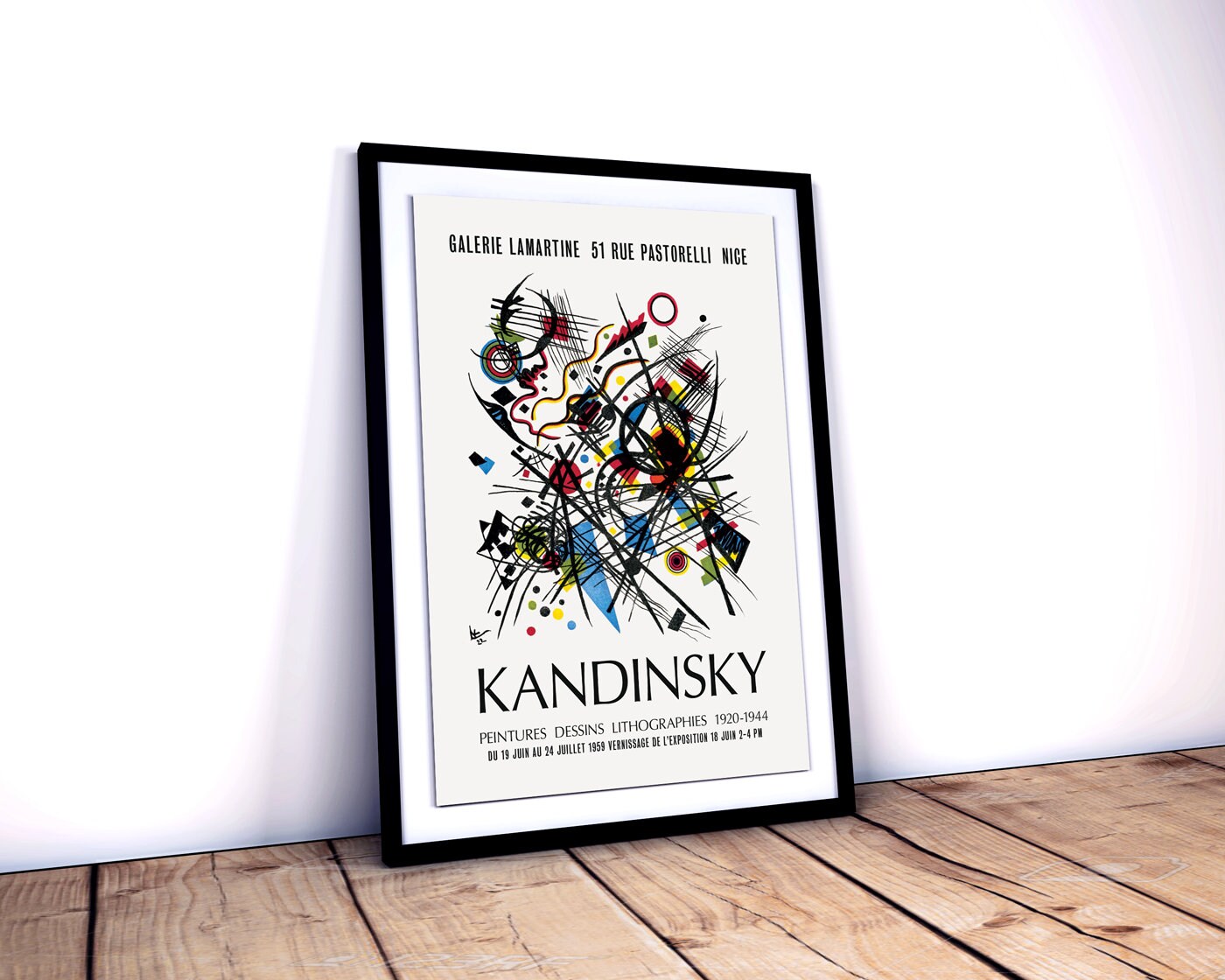 Wassily Kandinsky Exhibition Poster, Museum Quality Gallery Print ...