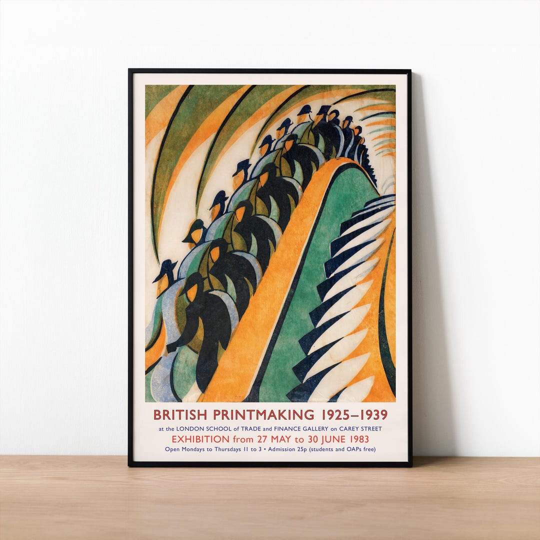 Cyril Power Whence and Whither Poster – British Printmaking 1925–1939 ...