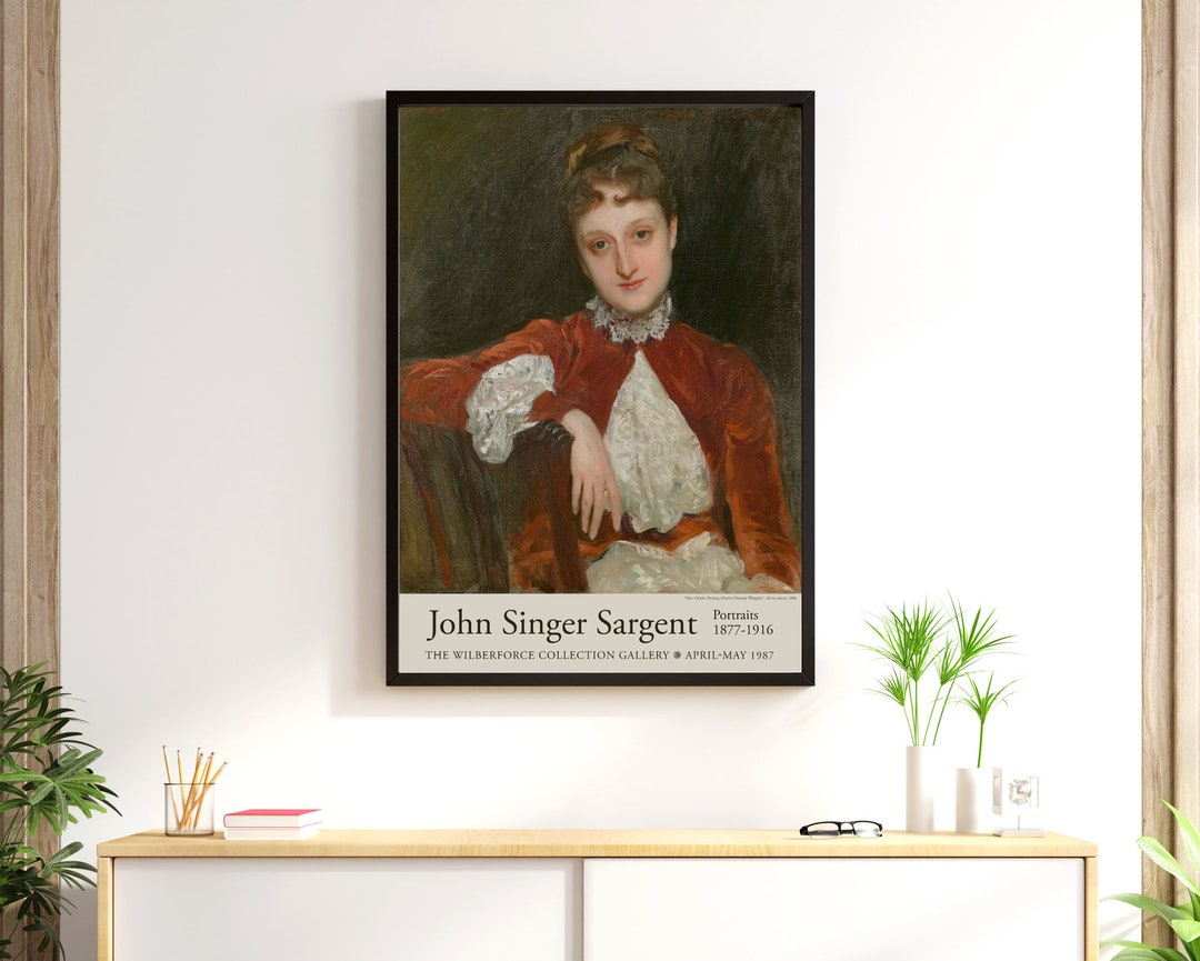 John Singer Sargent Exhibition Poster - Gallery Quality Print - Marion ...