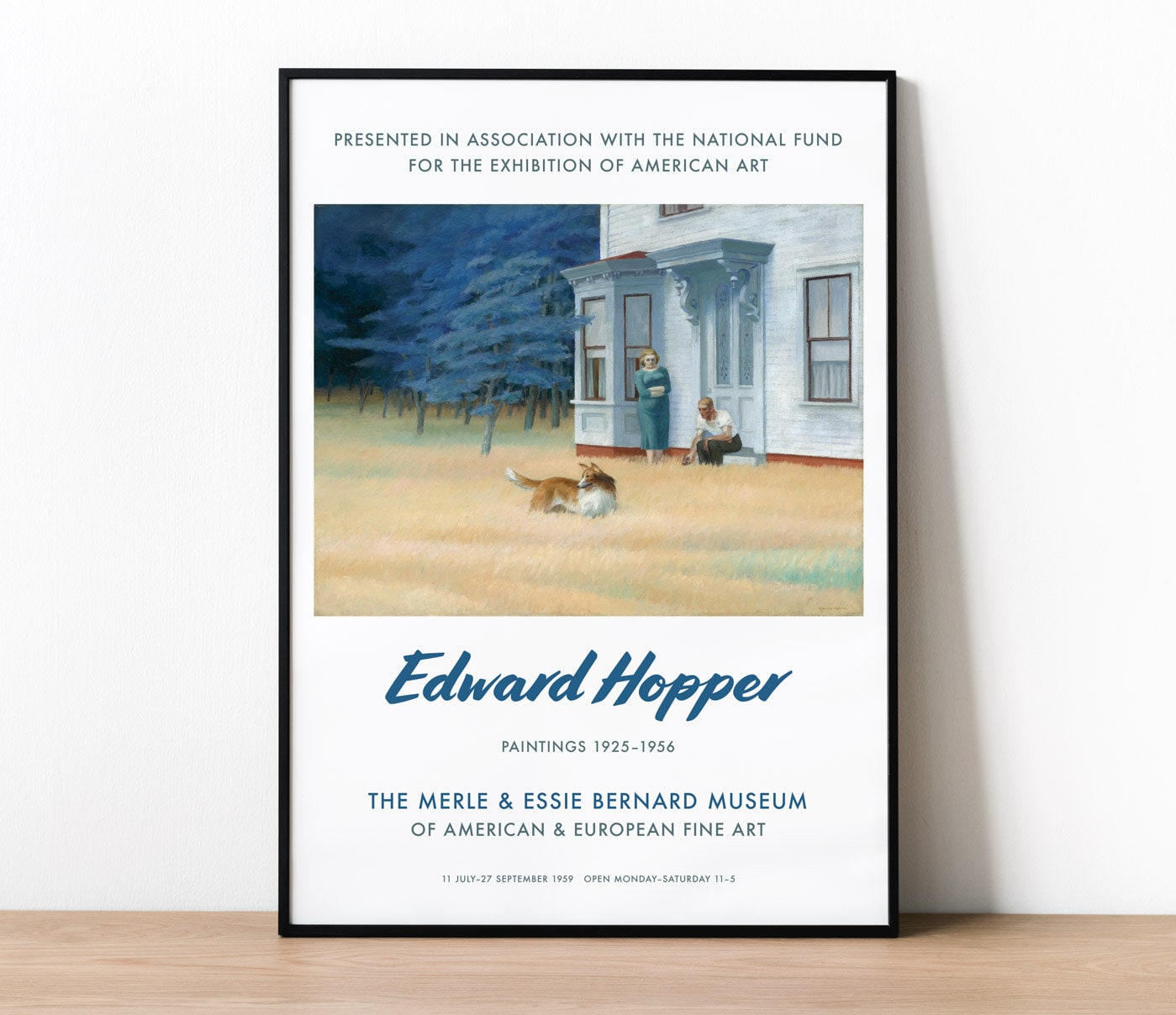 Edward Hopper Cape Cod Evening Exhibition Poster Print 1950s - Etsy UK
