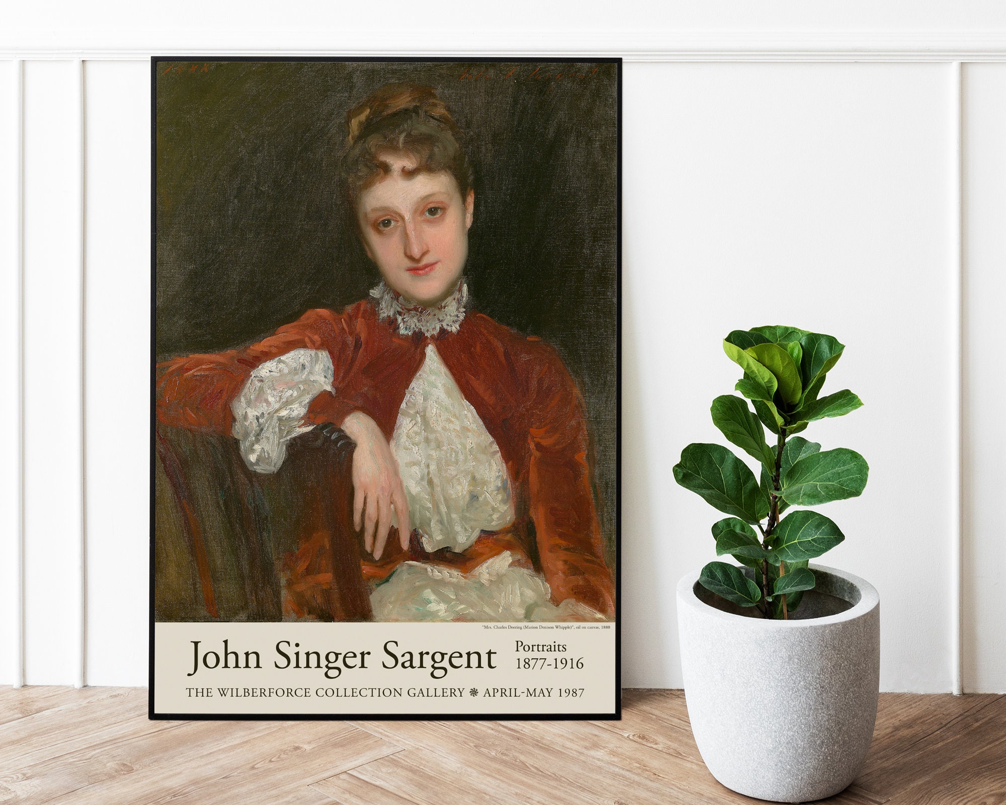 John Singer Sargent Exhibition Poster Gallery Quality Print Marion ...