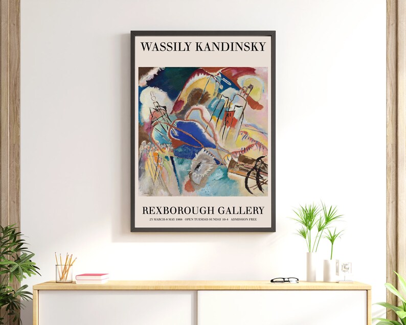 Wassily Kandinsky Exhibition Poster Gallery Print | Etsy