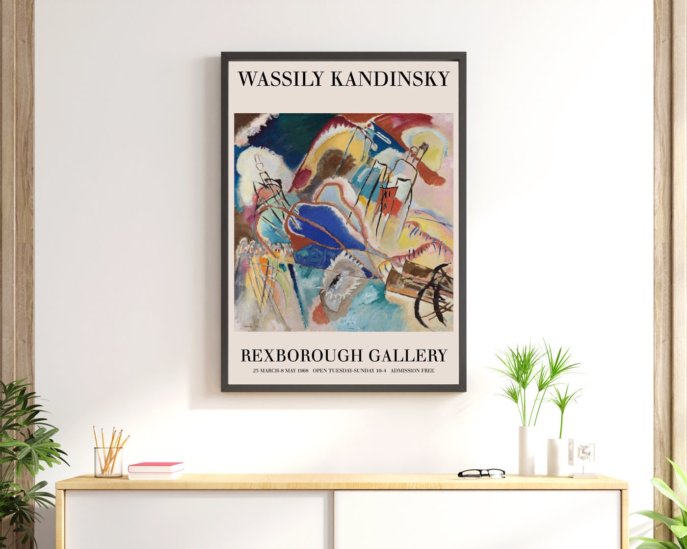 Wassily Kandinsky Exhibition Poster Gallery Print | Etsy
