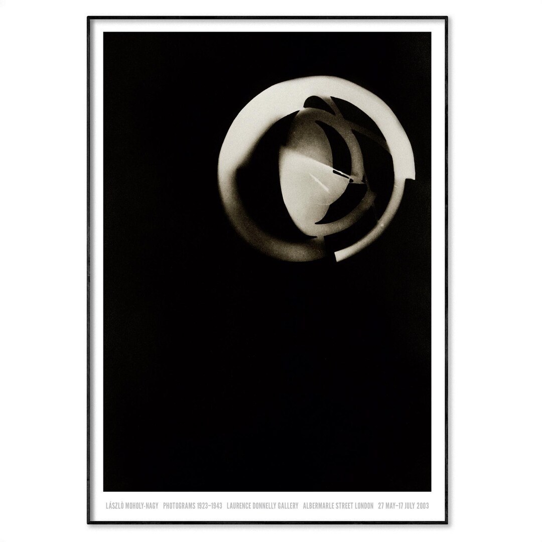 Laszlo Moholy-nagy Photogram Poster – 'fotogramm', Bauhaus, Abstract ...