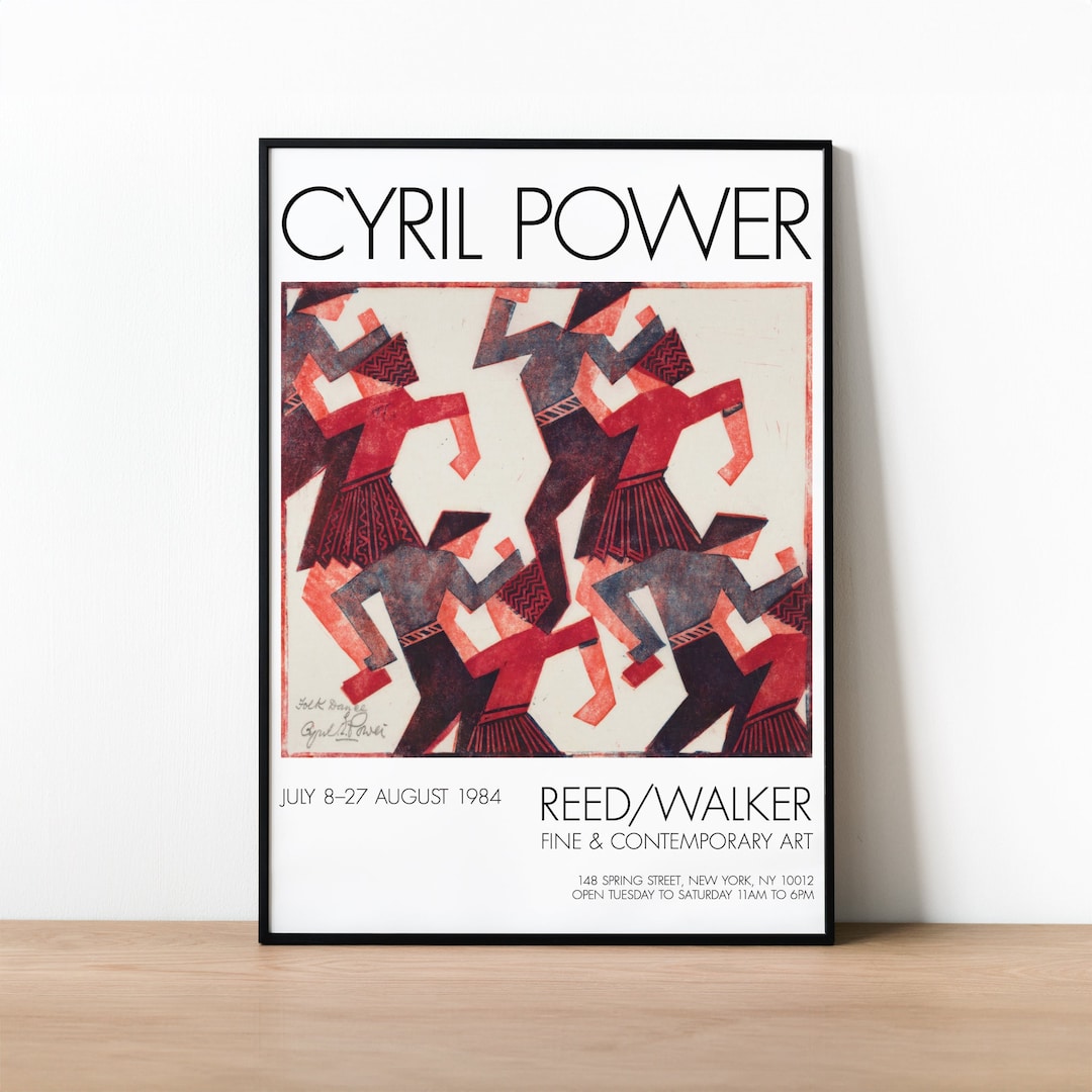 Cyril Power 'folk Dance' Exhibition Poster - Modernist 1930s Art Deco ...
