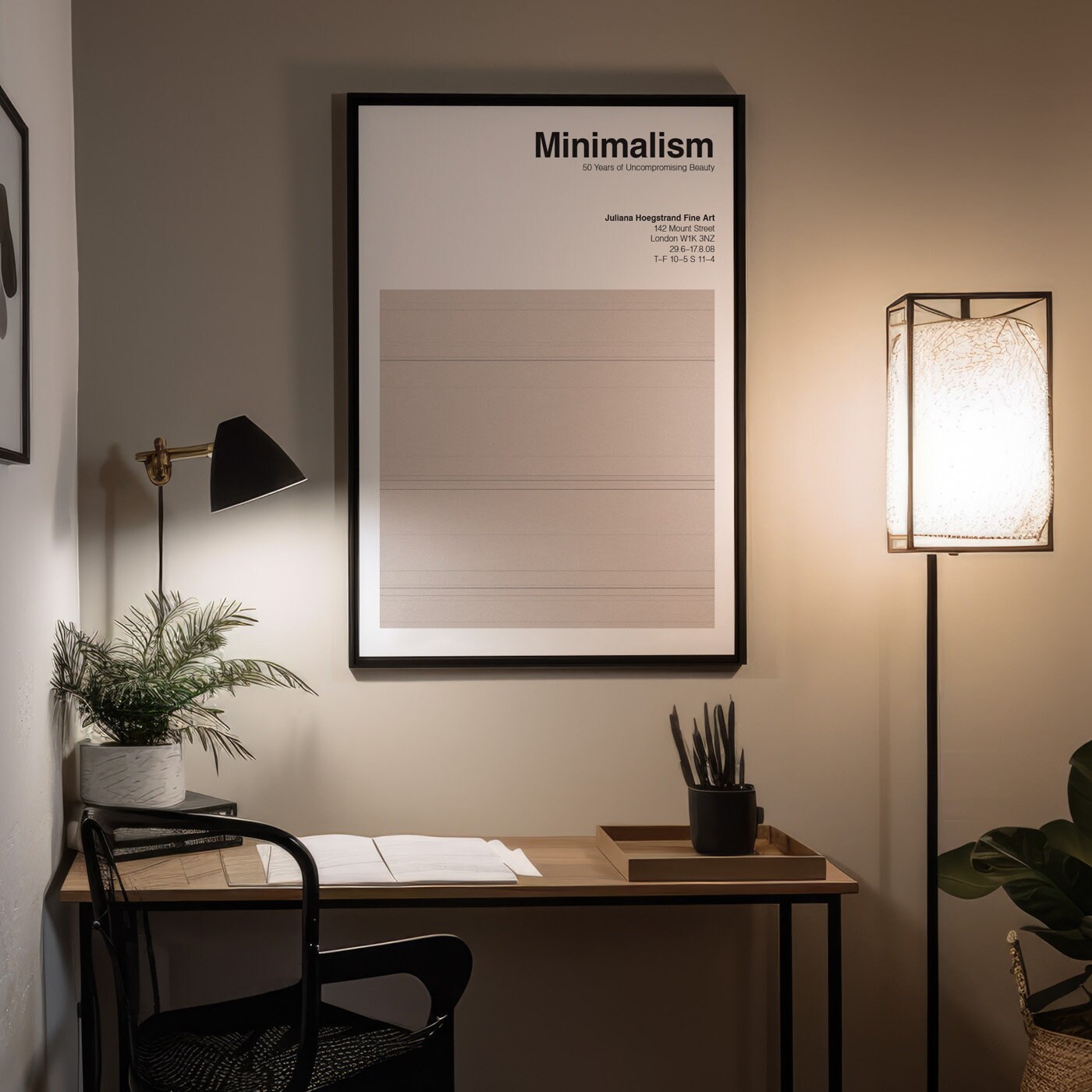 Minimalism Poster, Modern Art Exhibition Poster, Minimalist Print ...