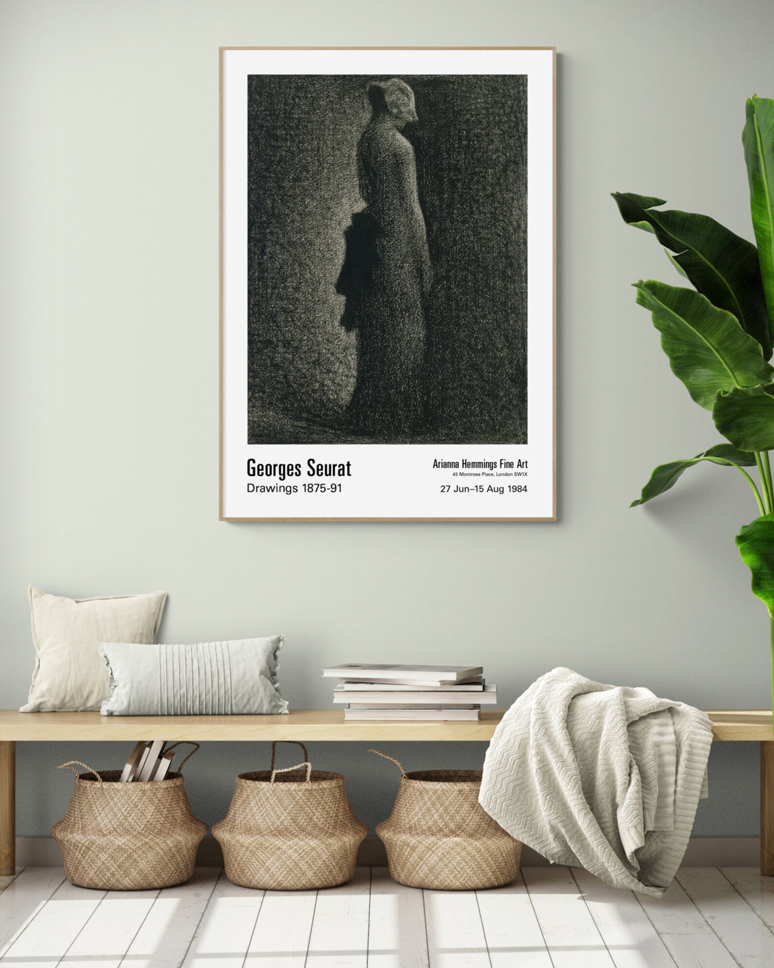 Georges Seurat Drawing Print, Exhibition Poster, Impressionist ...