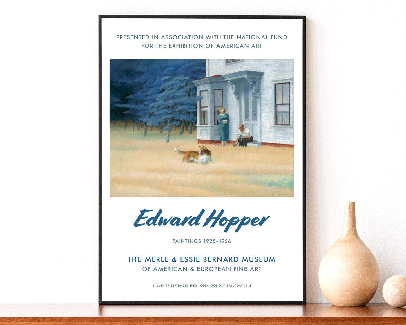 Edward Hopper Cape Cod Evening Exhibition Poster Print 1950s - Etsy UK