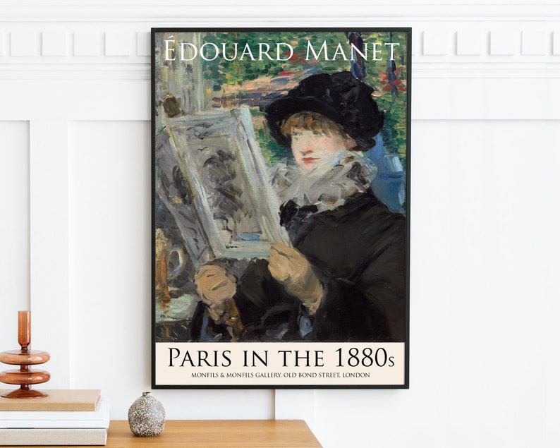 Edouard Manet Exhibition Poster Gallery Quality Print - Etsy UK