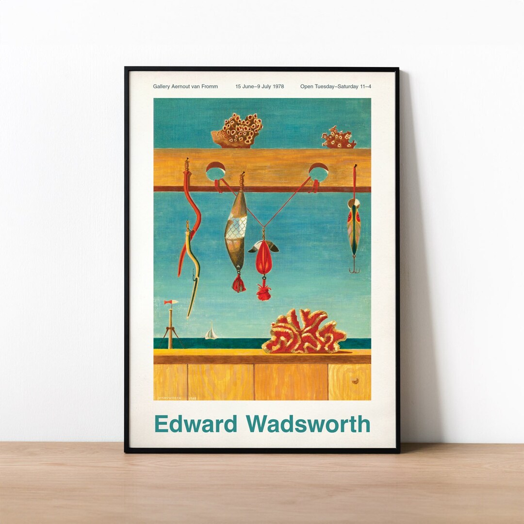Edward Wadsworth "les Plats Du Jour" 1938 Vintage Art Print | Maritime ...