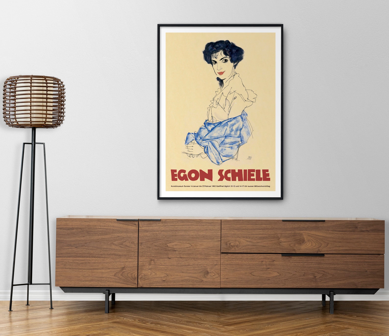 Egon Schiele Exhibition Poster, Museum Quality Print, Egon Schiele ...