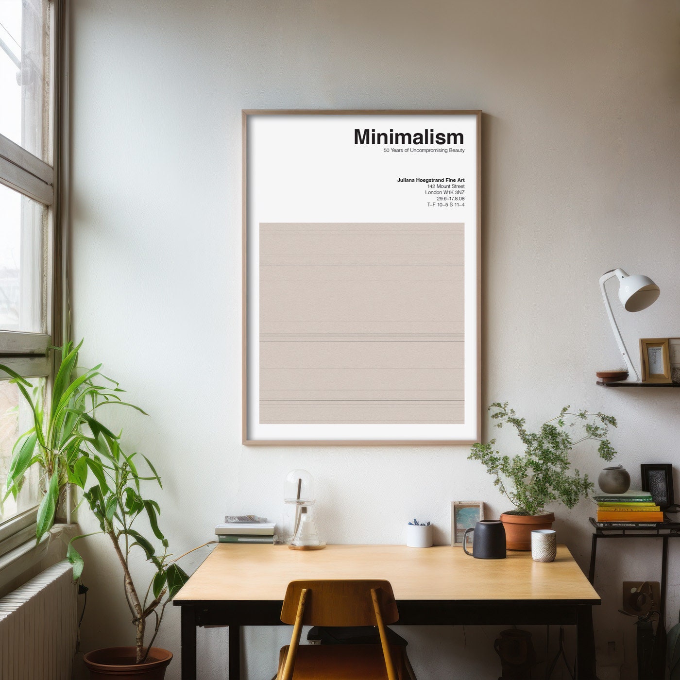 Minimalism Poster, Modern Art Exhibition Poster, Minimalist Print ...