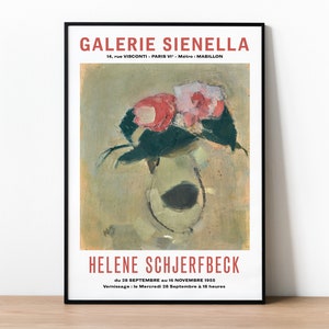 Helene Schjerfbeck Exhibition Poster - Gallery Quality Print ...