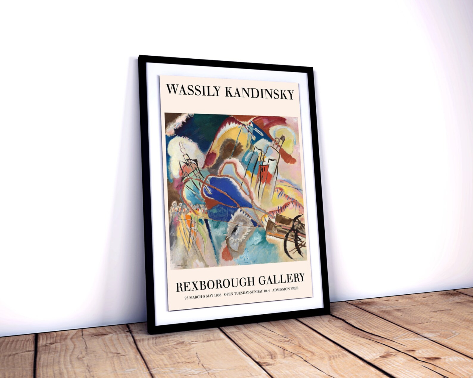 Wassily Kandinsky Exhibition Poster Gallery Print | Etsy