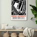 Edward Wadsworth Exhibition Poster, Vorticist Print, Black and White ...