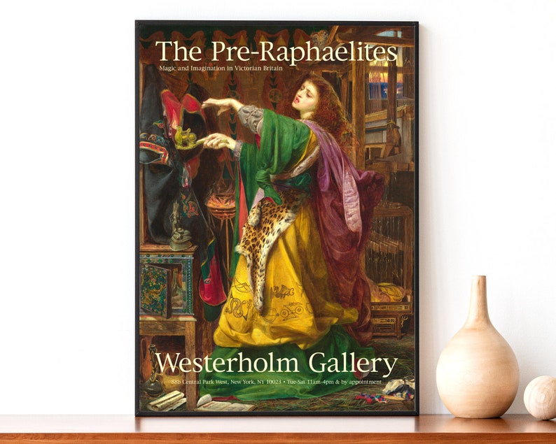 Pre-raphaelite Exhibition Poster - Frederick Sandys Gallery Print ...
