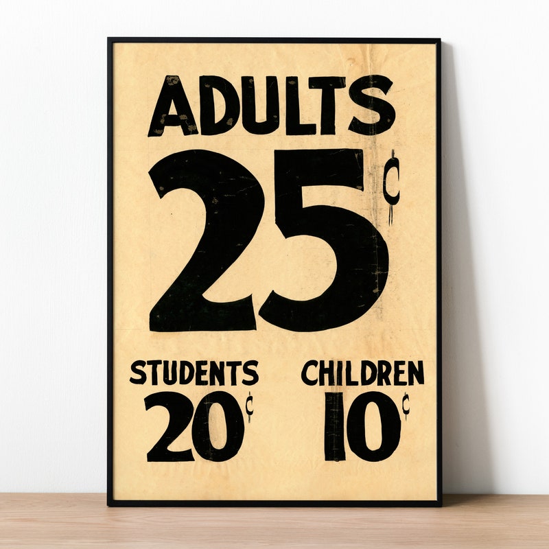 Amusement Park Signs - Etsy