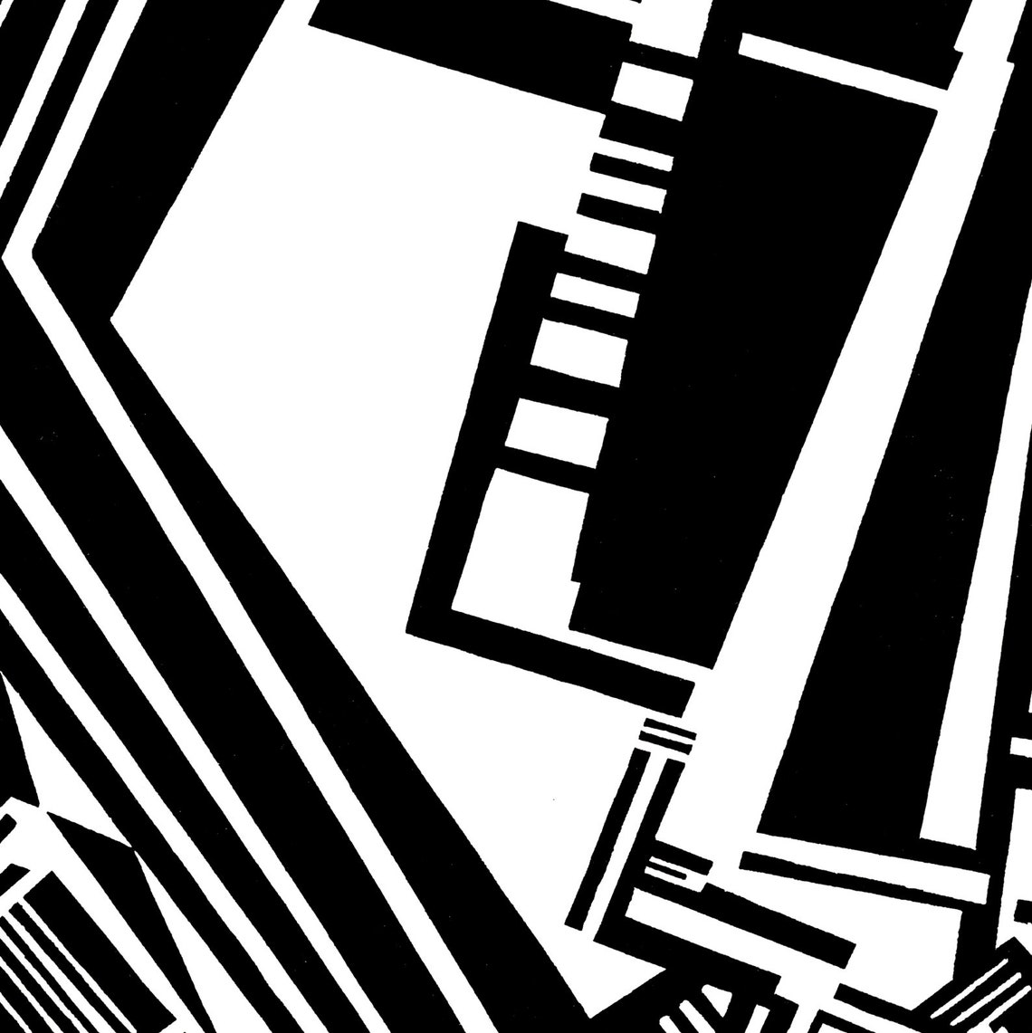 Edward Wadsworth Exhibition Poster, Vorticist Print, Black and White ...