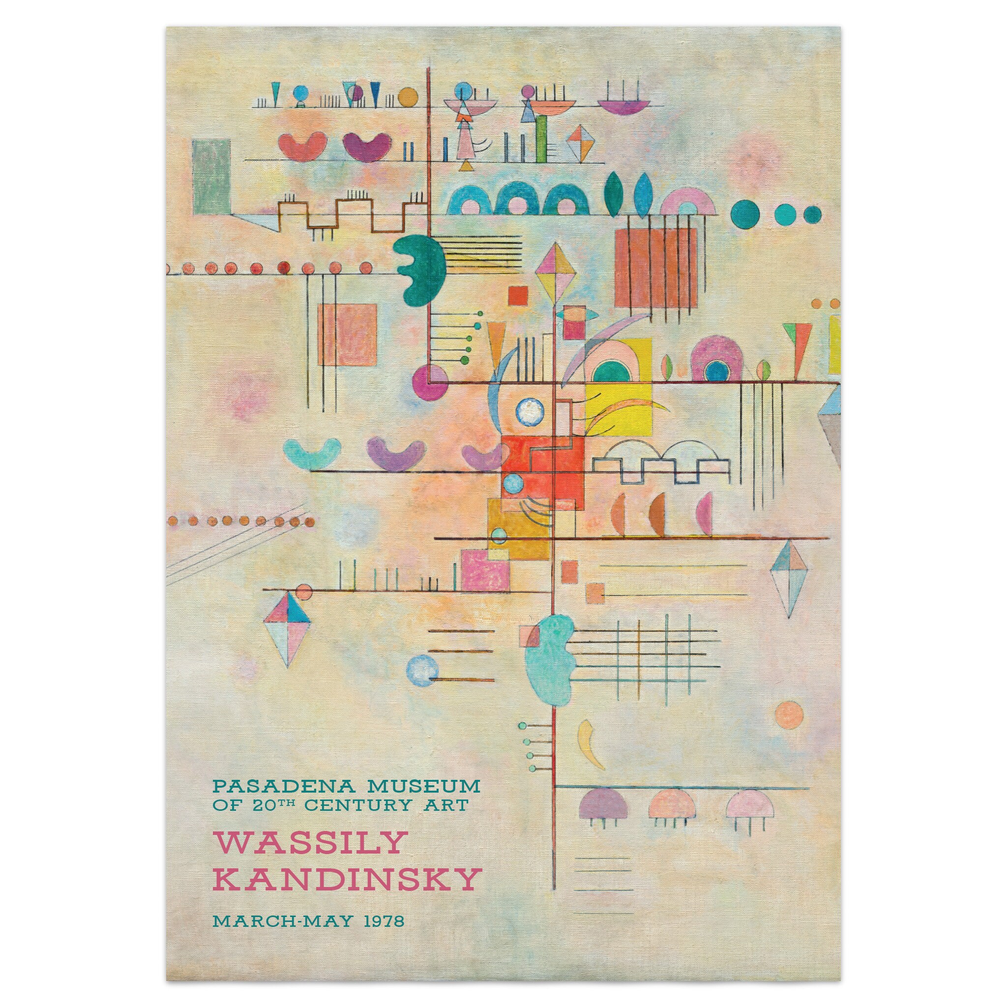 Wassily Kandinsky Poster, Kandinsky Exhibition Print, Kandinsky Art ...