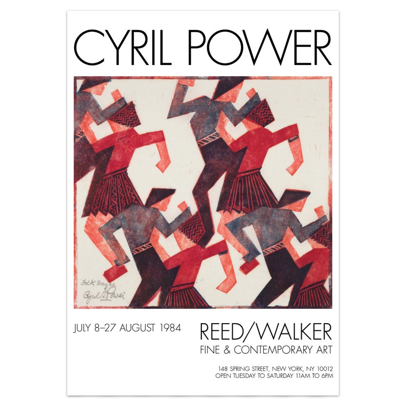 Cyril Power 'folk Dance' Exhibition Poster - Modernist 1930s Art Deco ...