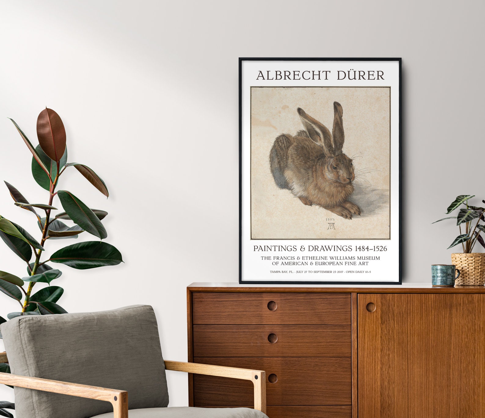 Albrecht Durer Poster, Durer Art Poster, Durer Young Hare, Durer Print ...