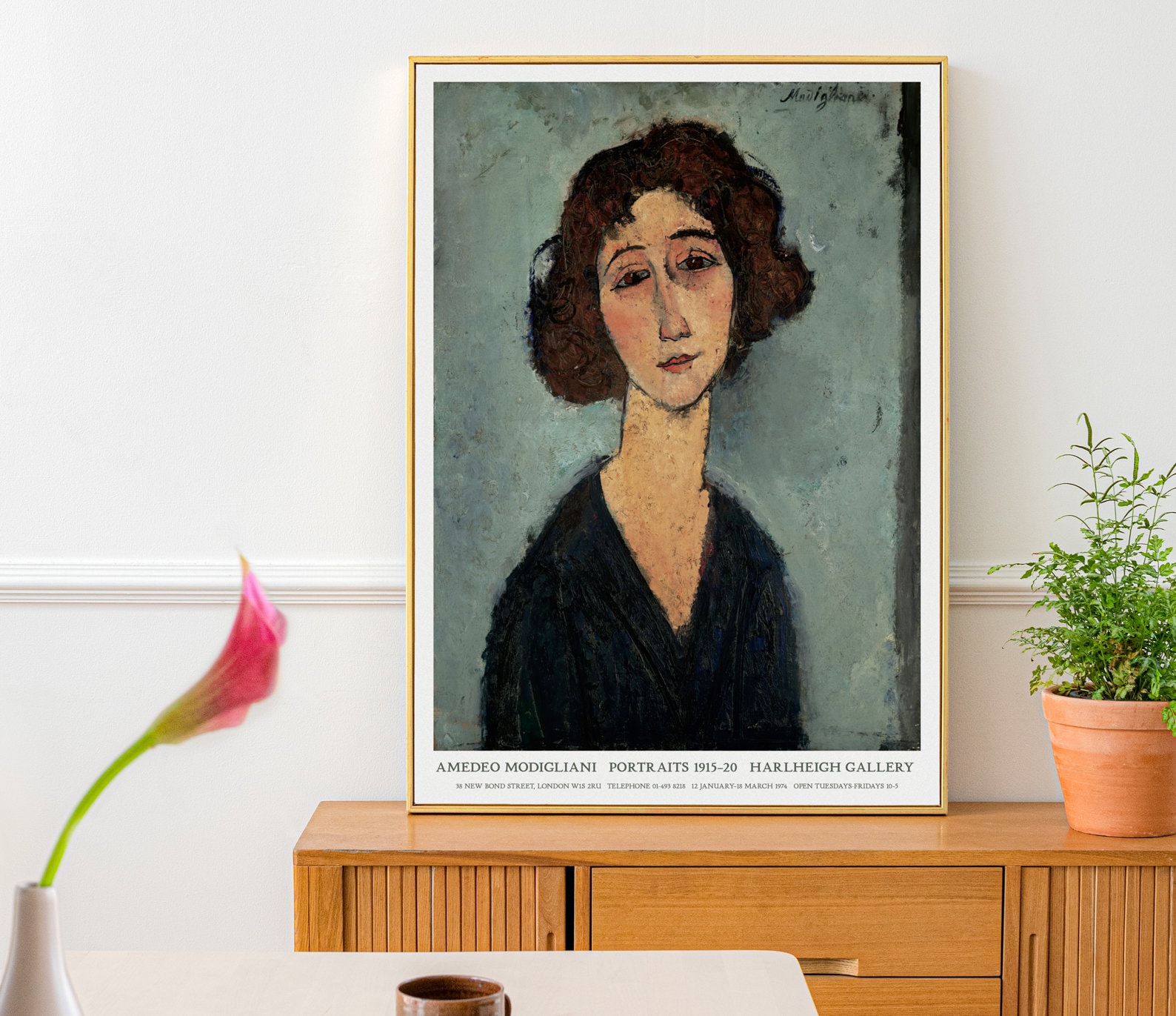 Modigliani Print, Amedeo Modigliani Exhibition Poster, Jeune Femme ...