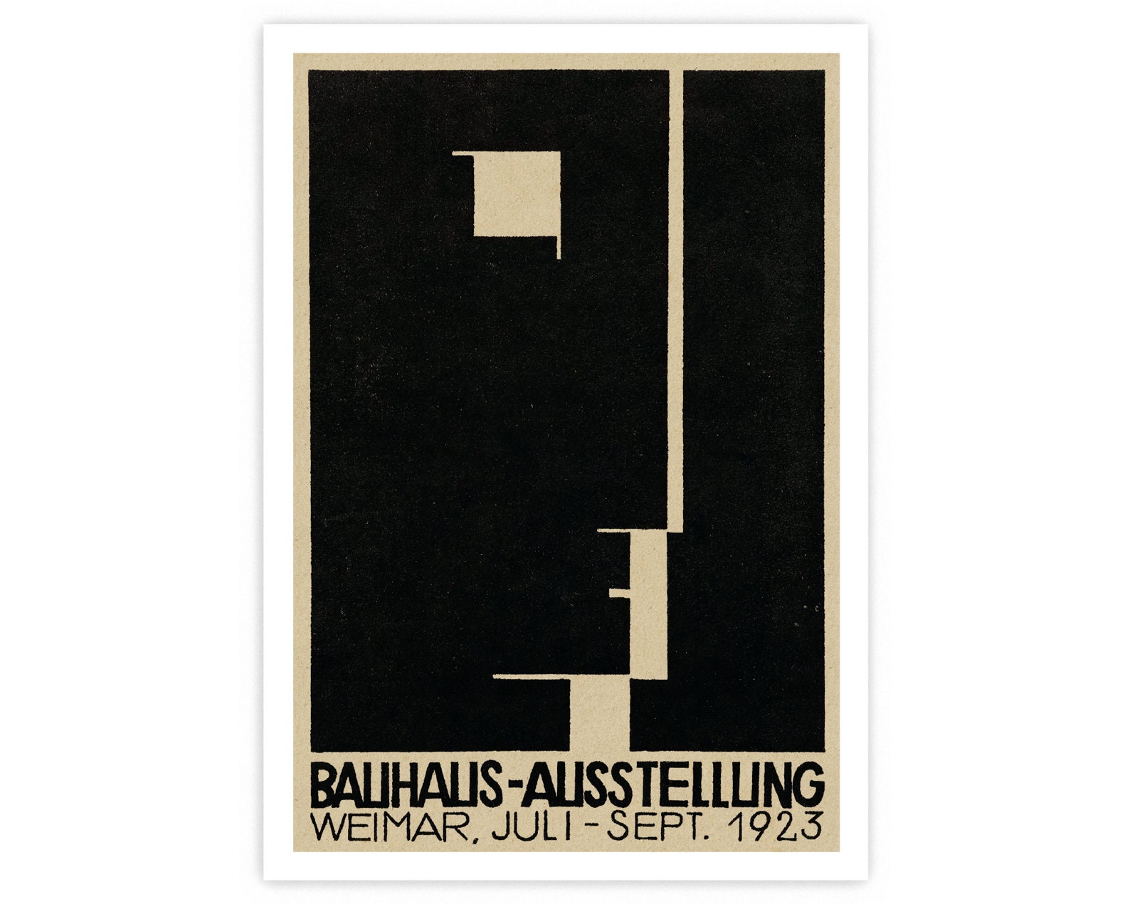 Herbert Bayer Bauhaus Poster, Bauhaus Weimar 1923 Exhibition Print ...