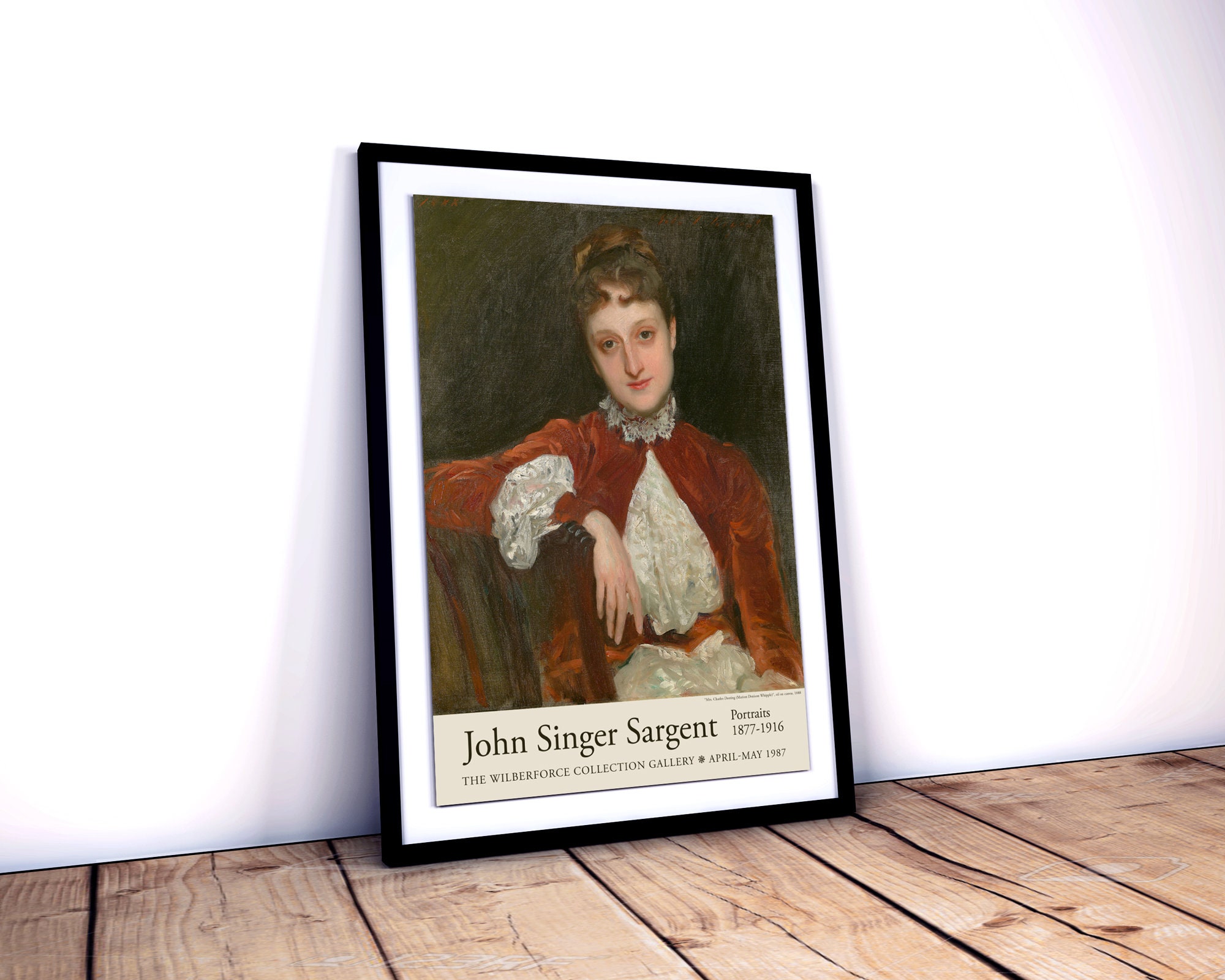 John Singer Sargent Exhibition Poster Gallery Quality Print Marion ...