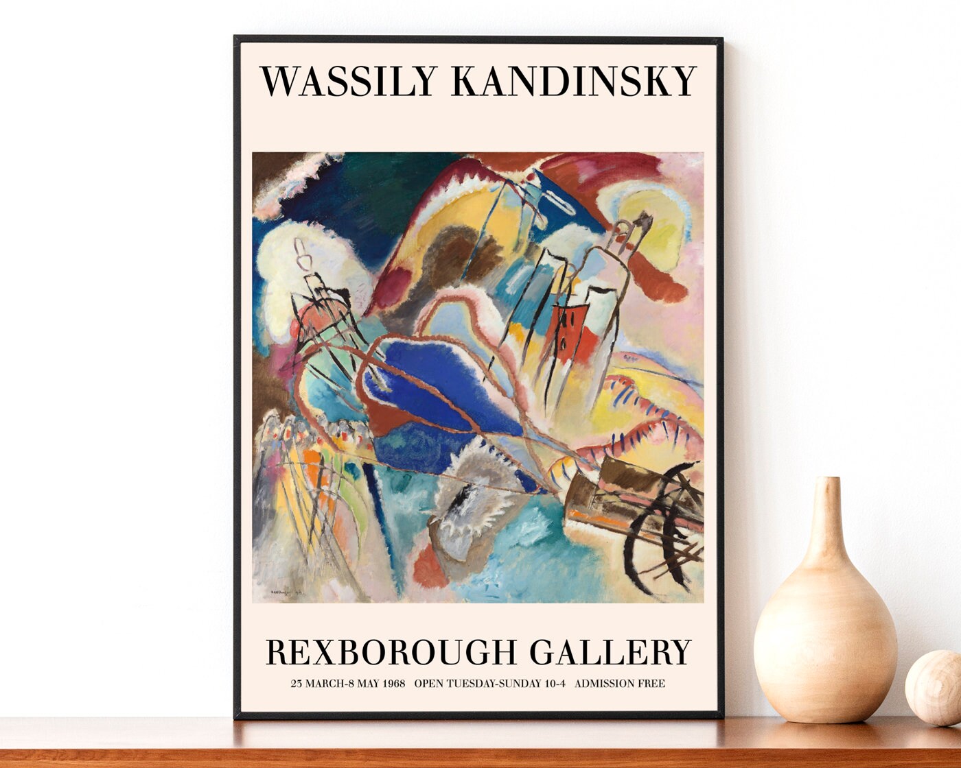 Wassily Kandinsky Exhibition Poster Gallery Print | Etsy
