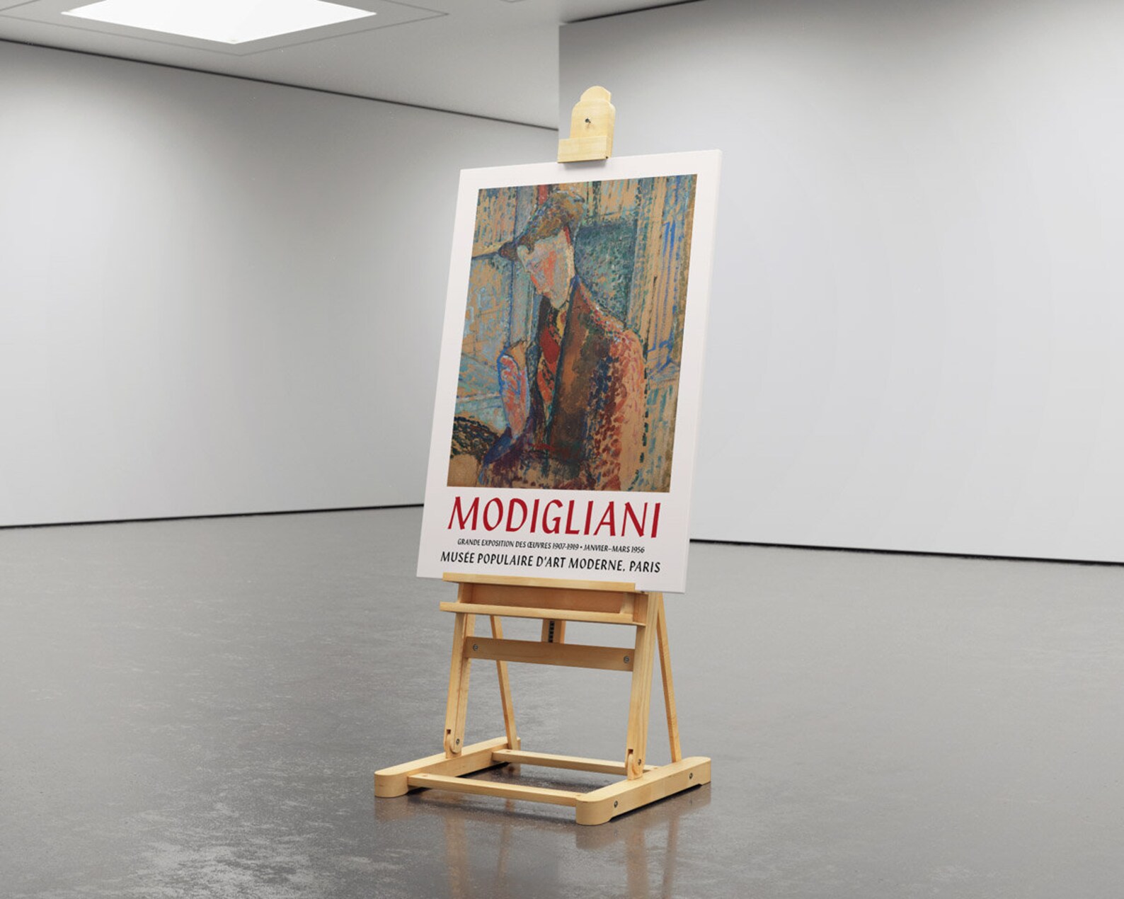 Modigliani Exhibition Poster, Amedeo Modigliani Art Print, Vintage ...