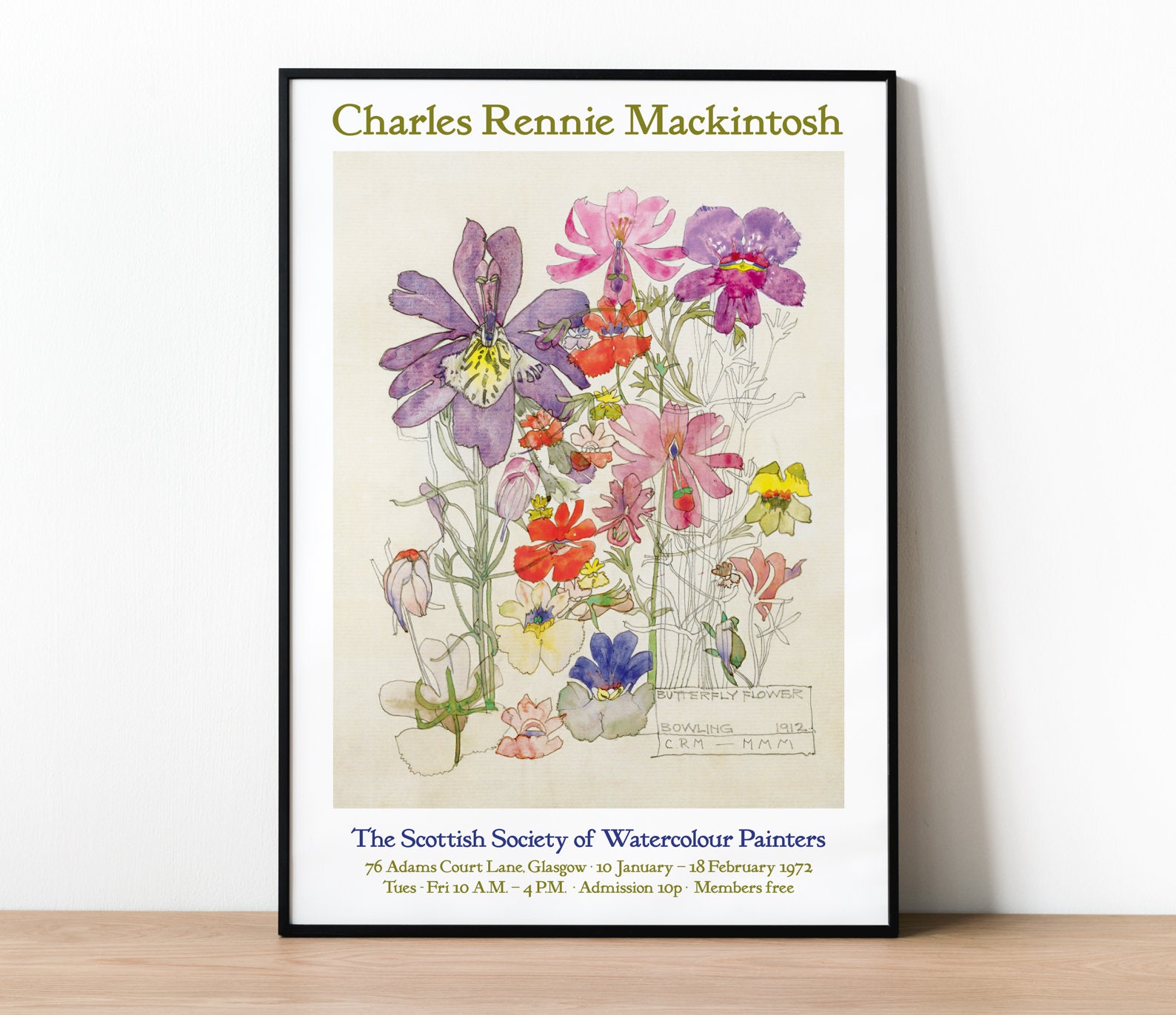 Charles Rennie Mackintosh Watercolour Paintings