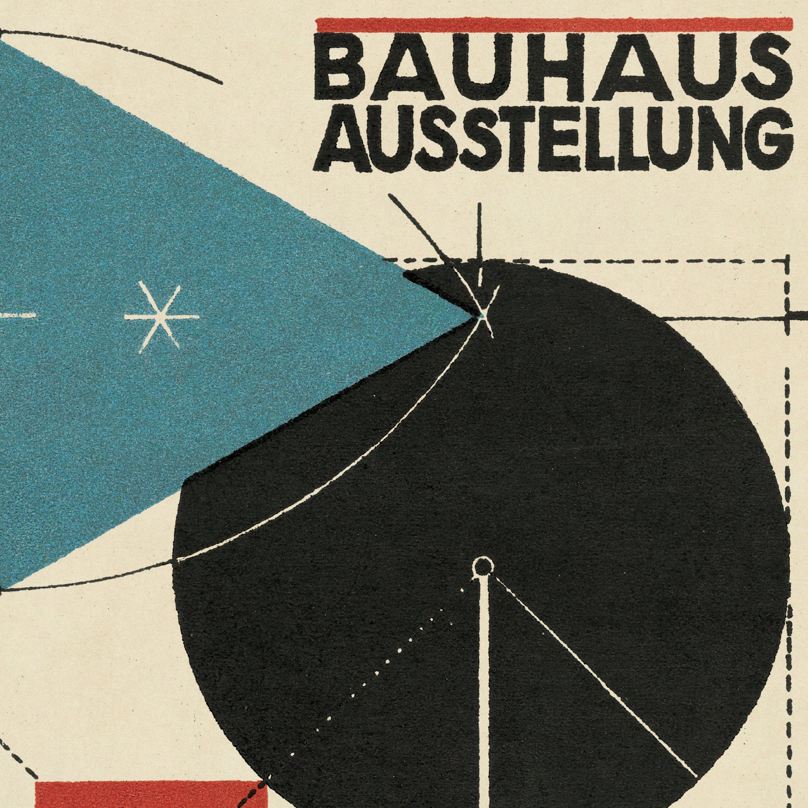 Herbert Bayer Bauhaus Poster Print, Bauhaus Weimar 1923 Exhibition ...