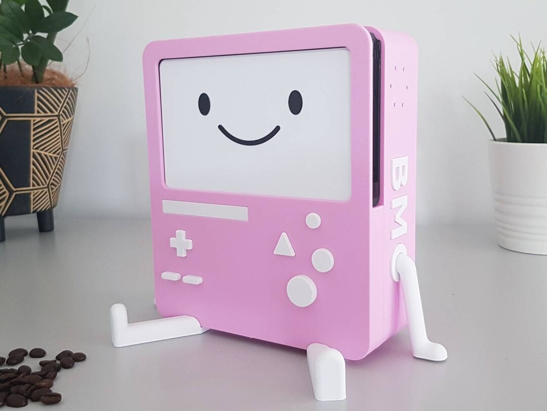 Pastel Pink BMO Nintendo Switch Charging Station Dock Stand - Etsy
