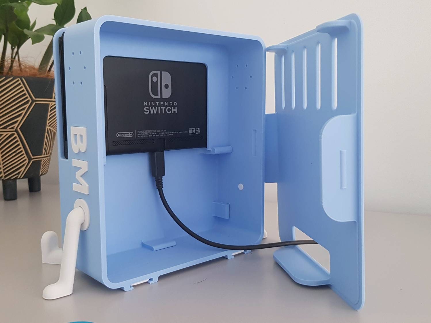 Pastel Blue BMO Nintendo Switch Charging Station Dock Stand | Etsy