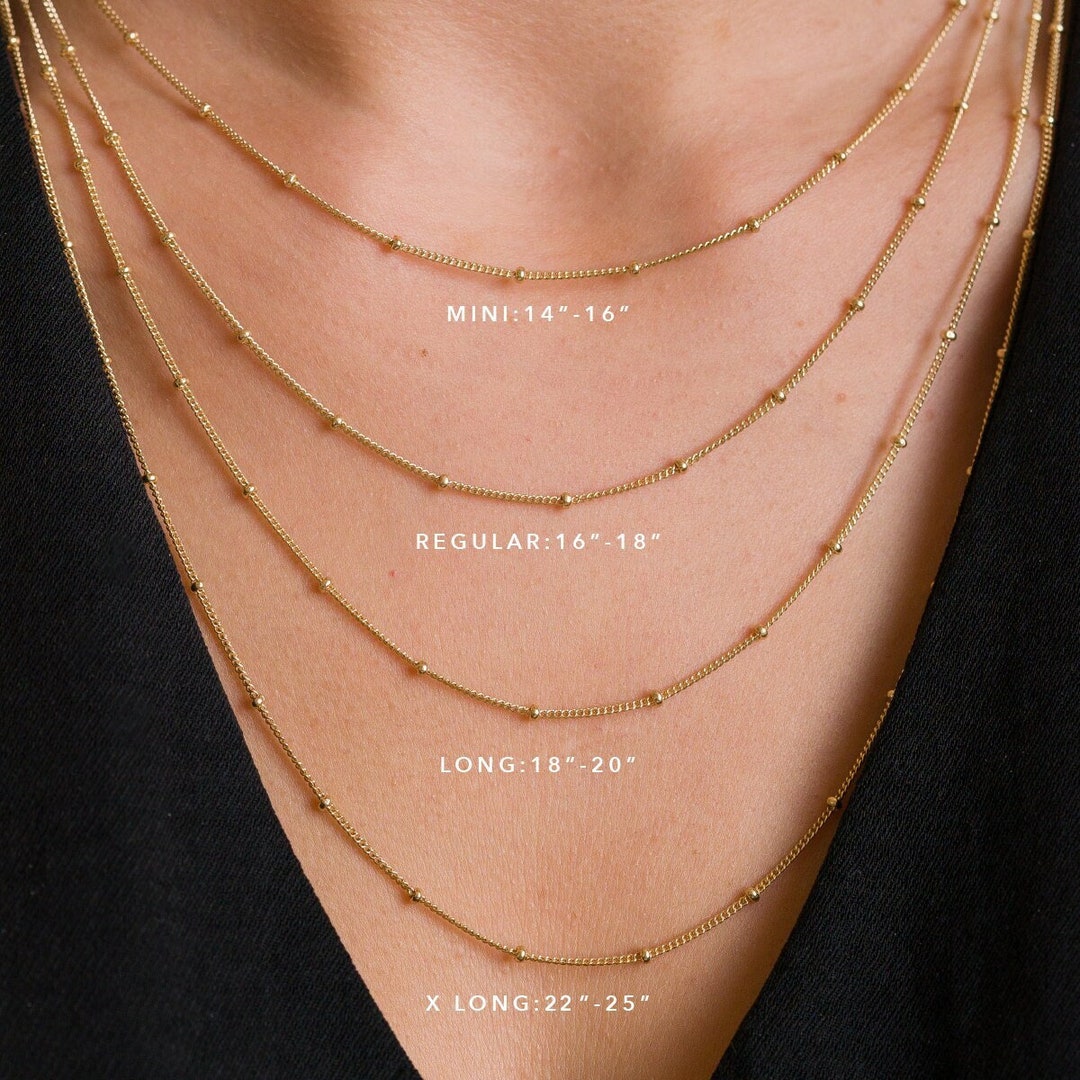 The Bamboo Chain in Yellow Gold - Etsy