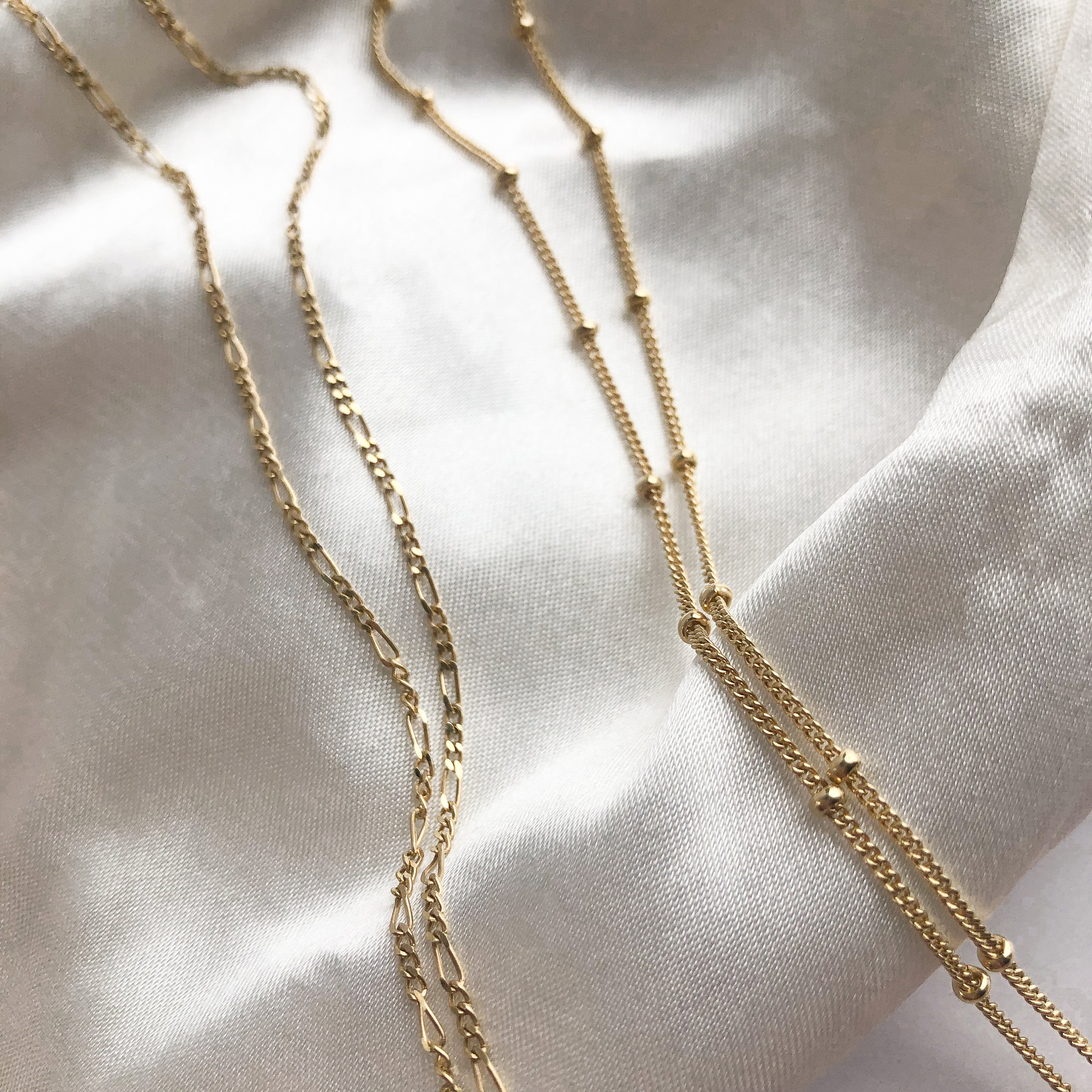 The Bamboo Chain in Yellow Gold - Etsy