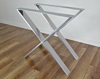 Chrome Table Legs - Etsy